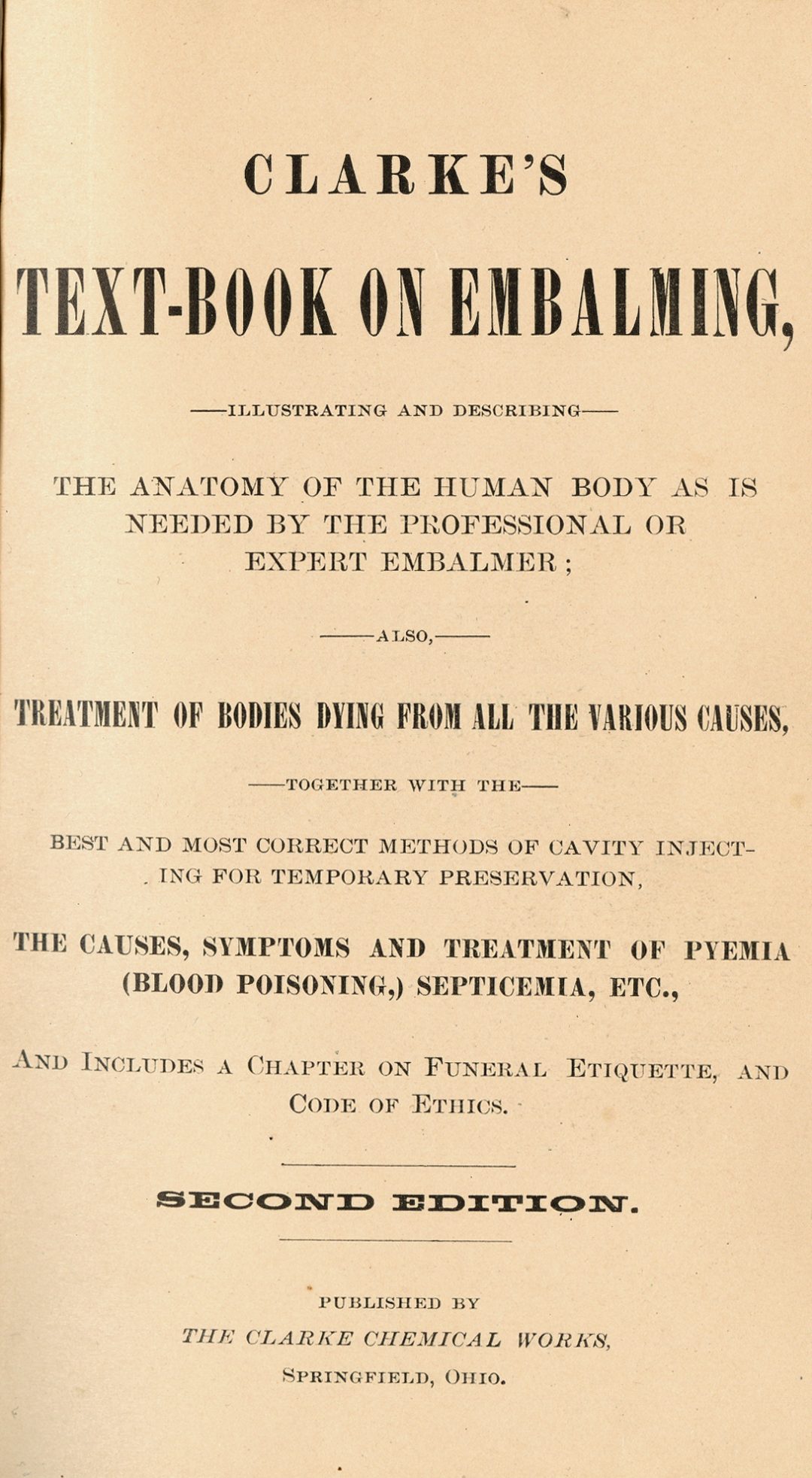 Modern Embalming - UM Clements Library
