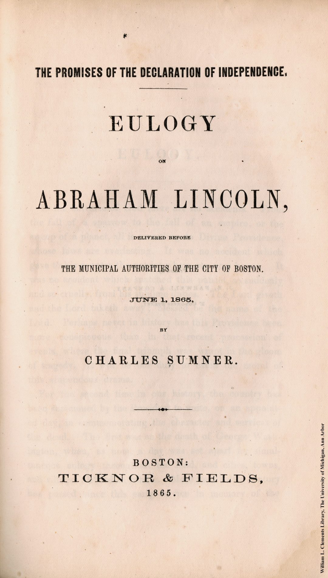 George Washington and Abraham Lincoln - UM Clements Library