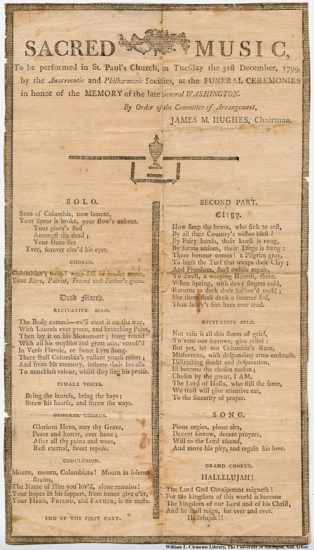 George Washington and Abraham Lincoln - UM Clements Library