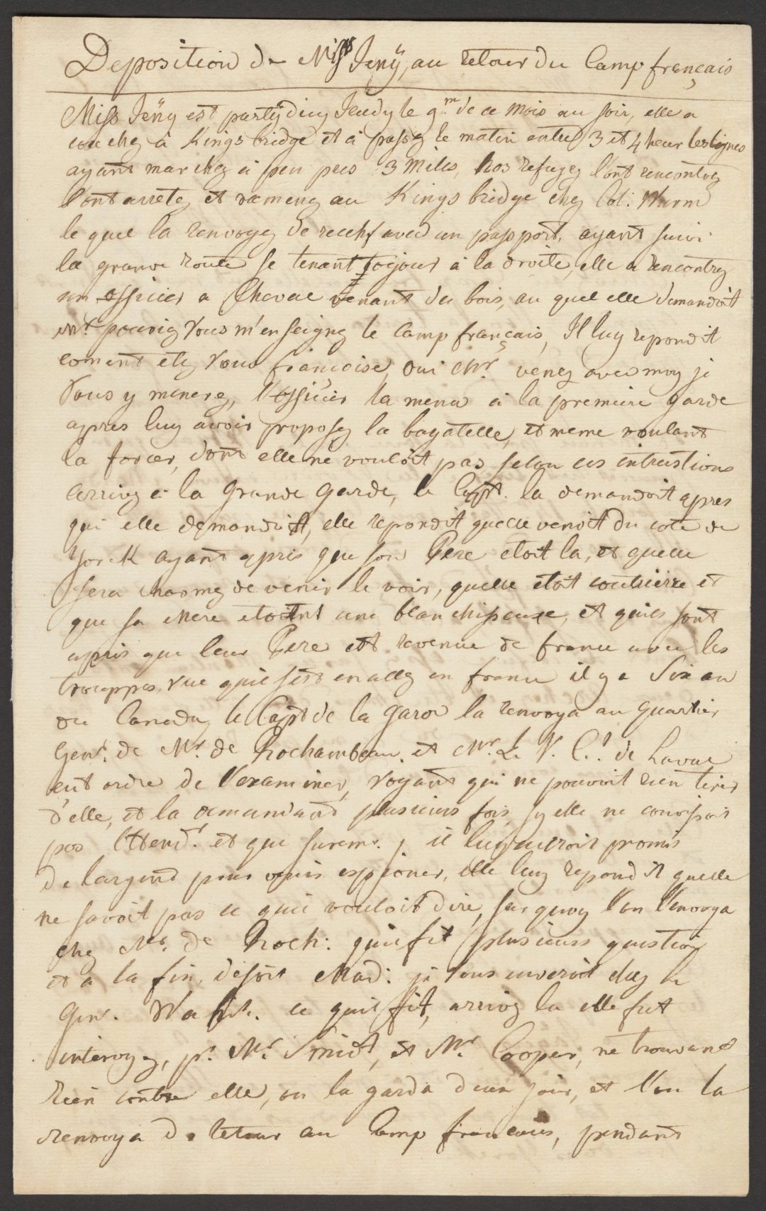 Miss Jenny - UM Clements Library