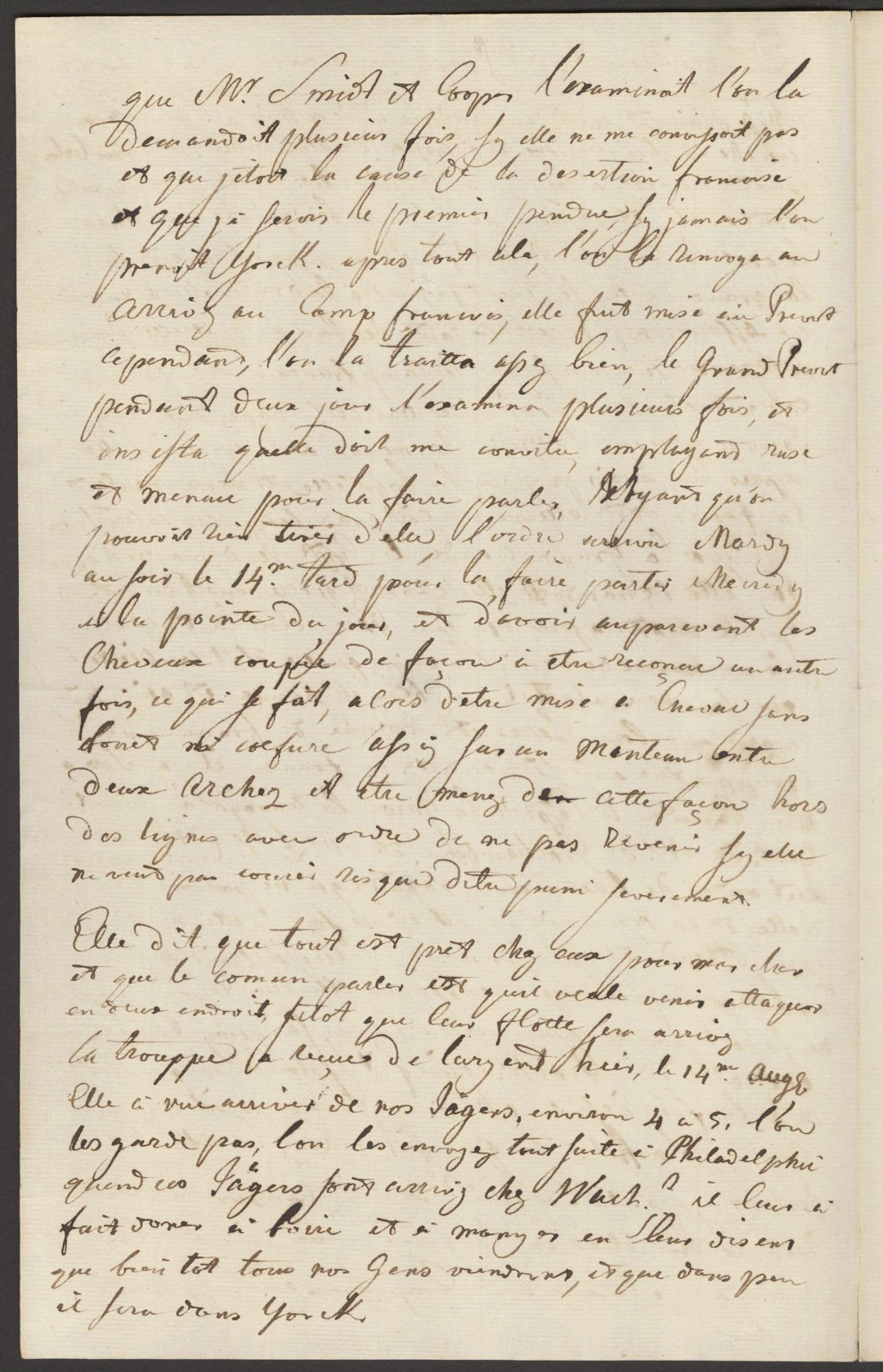 Nicholas Dietrich, Baron de Ottendorf Letter and Deposition of Miss ...
