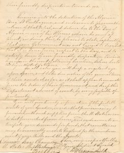 Benjamin Crowninshield to Isaac Chauncey, February 19, 1816. Isaac ...