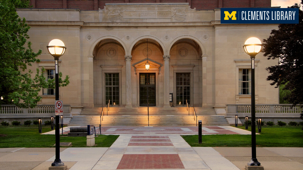 Clements Library Zoom Backgrounds - UM Clements Library