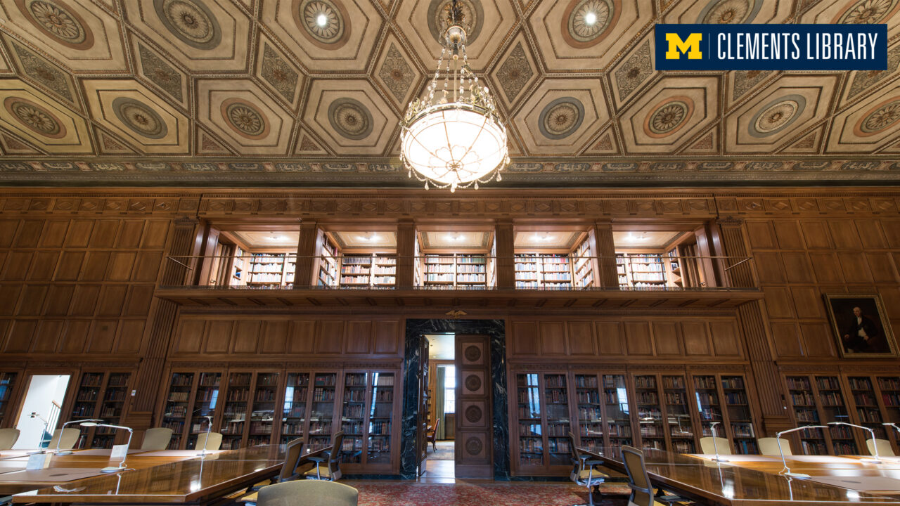 Clements Library Zoom Backgrounds - UM Clements Library