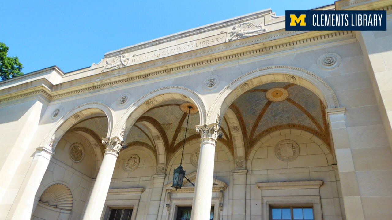 Clements Library Zoom Backgrounds - UM Clements Library