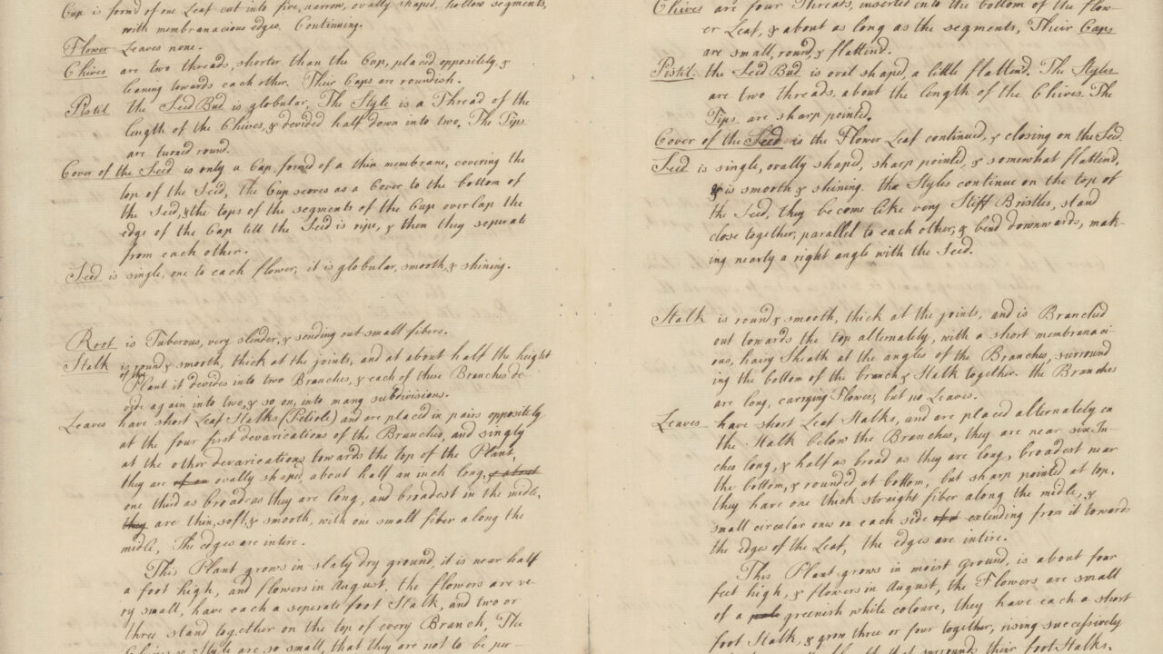 Pair 21: Organizing the Natural World - UM Clements Library