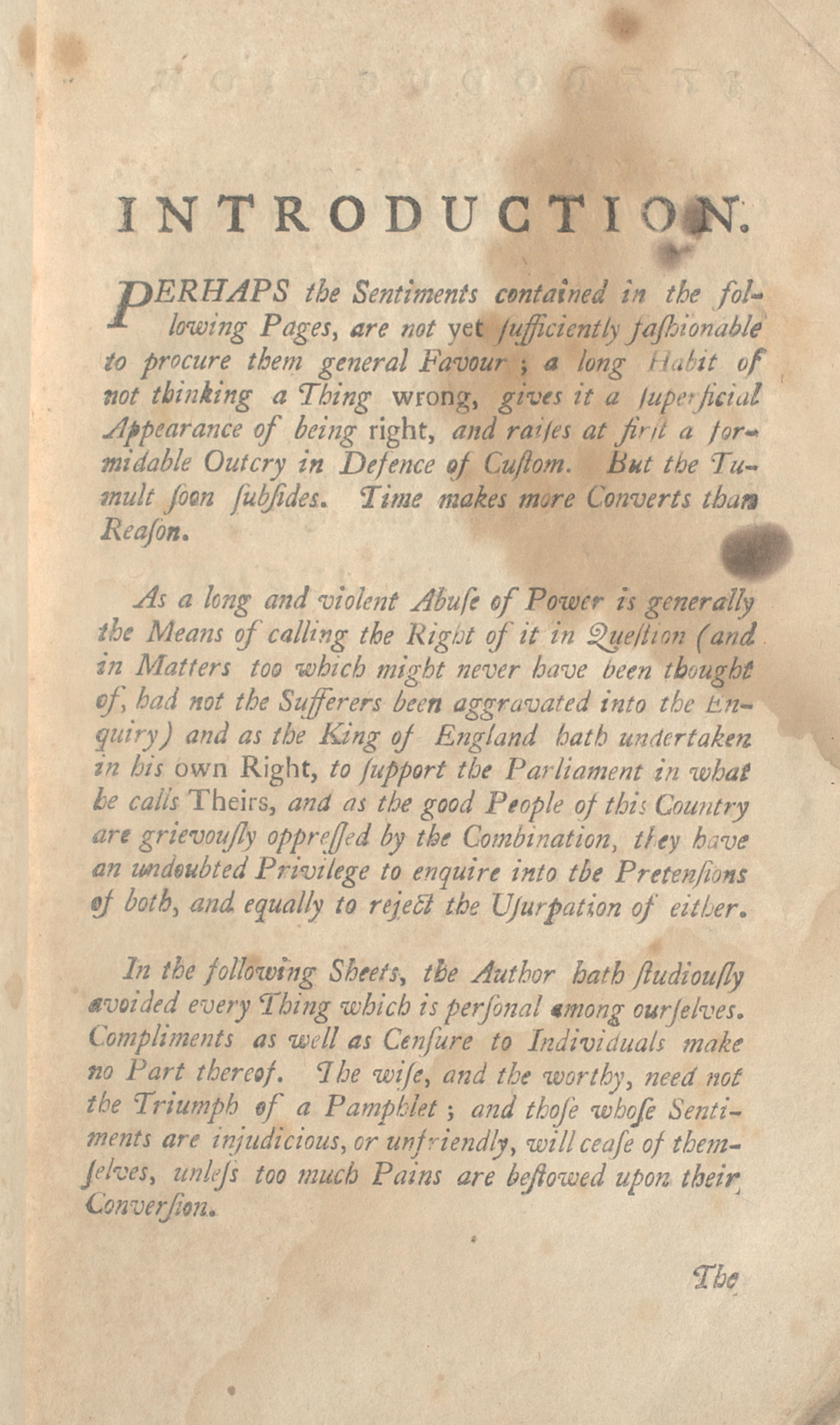 Section 1: Resisting British Colonial Rule - UM Clements Library