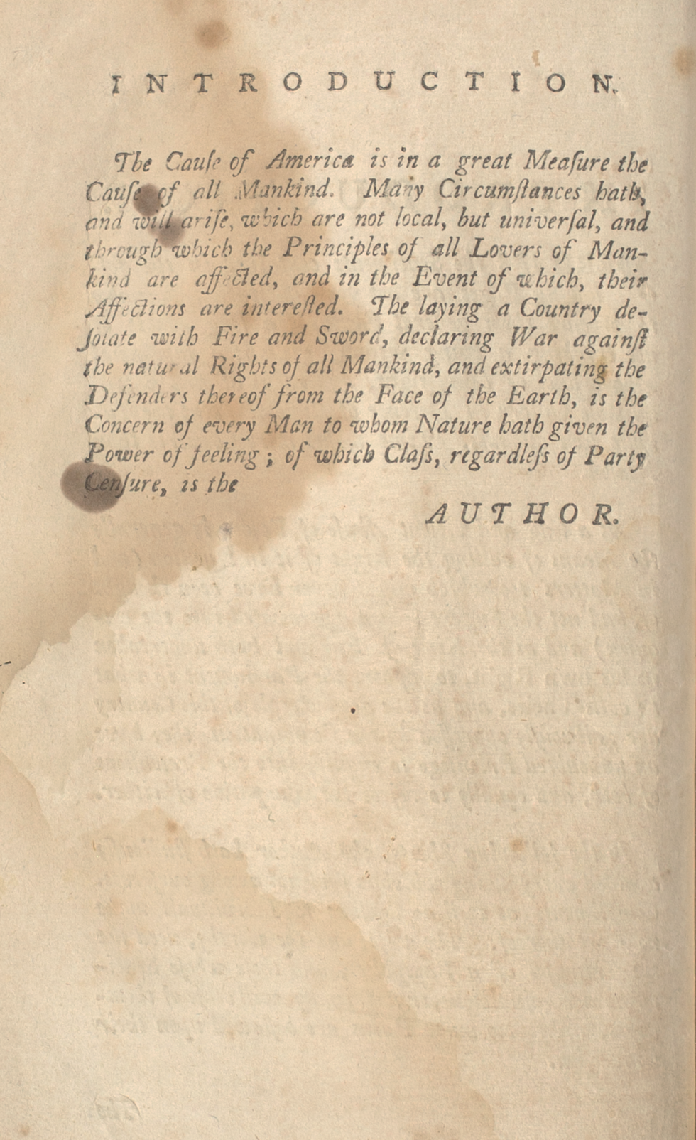 Section 1: Resisting British Colonial Rule - UM Clements Library